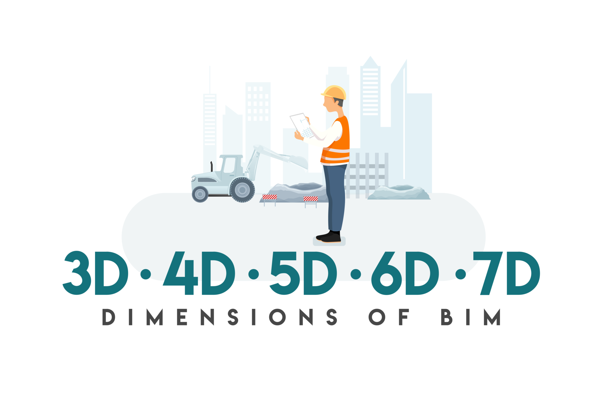 The Dimensions Of BIM Explained 3D 4D 5D 6D 7D BIM The Dimensions Of BIM Explained 3D 4D 5D 6D 7D BIM